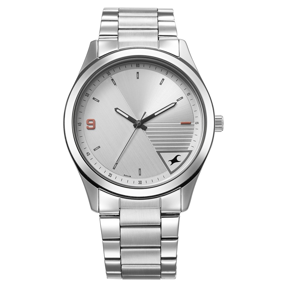 Buy Online Fastrack Stunners Quartz Analog Silver Dial Silver Metal ...