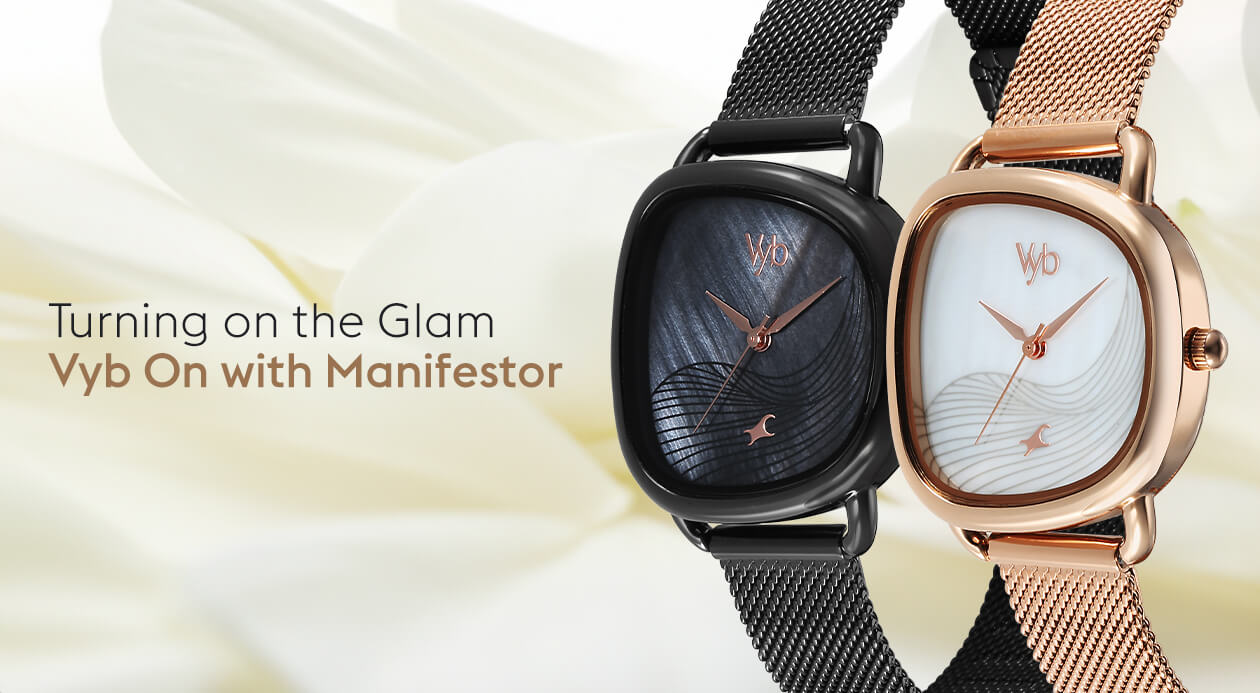 Buy Online Fastrack Vyb Manifester Quartz Analog Mother Of Pearl Dial ...