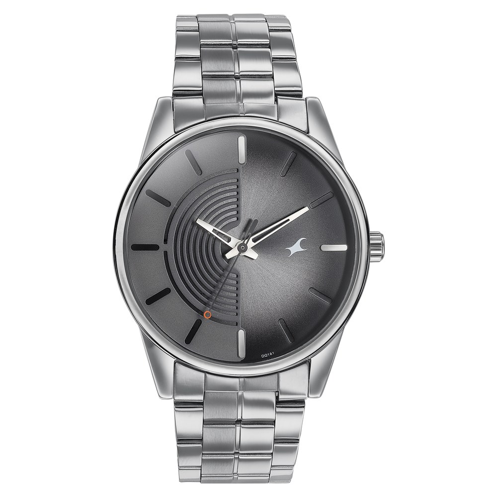 Buy Online Fastrack Stunners Quartz Analog Grey Dial Stainless Steel ...