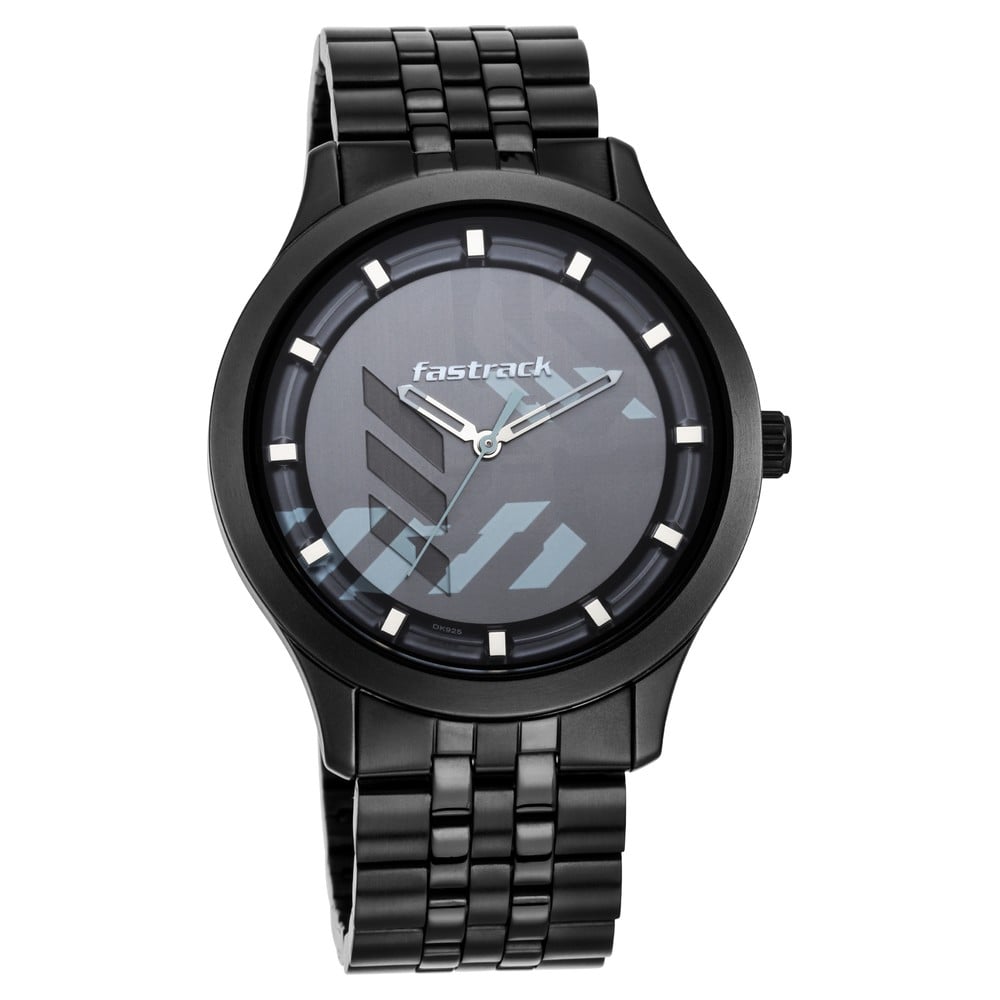 Buy Online Fastrack Gamify Quartz Analog Grey Dial Metal Strap Watch ...