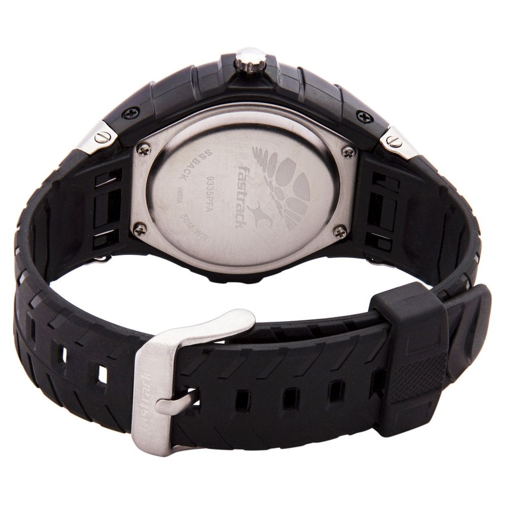 Buy Online Fastrack Quartz Analog Silver Dial Plastic Strap Watch for ...