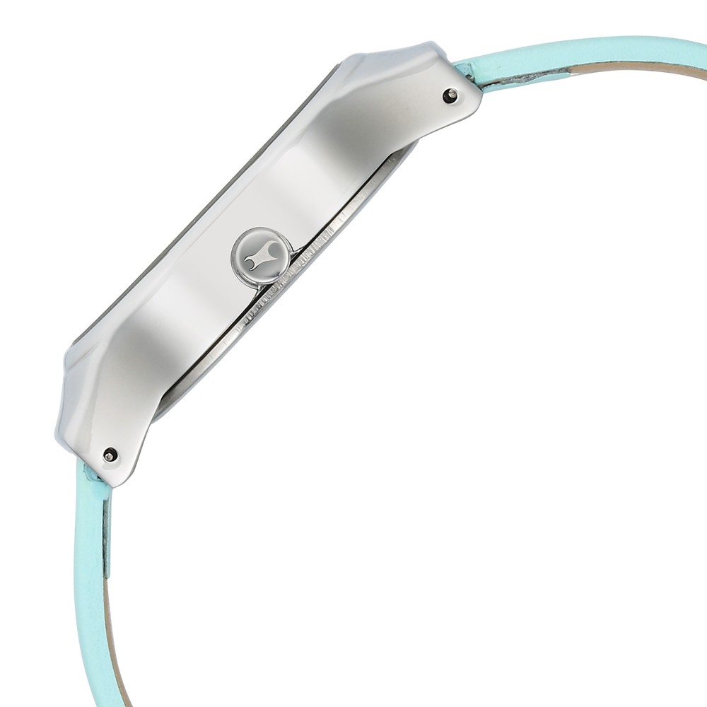 Buy Online Fastrack Snob X Blue Dial Leather Strap Watch for Girls ...