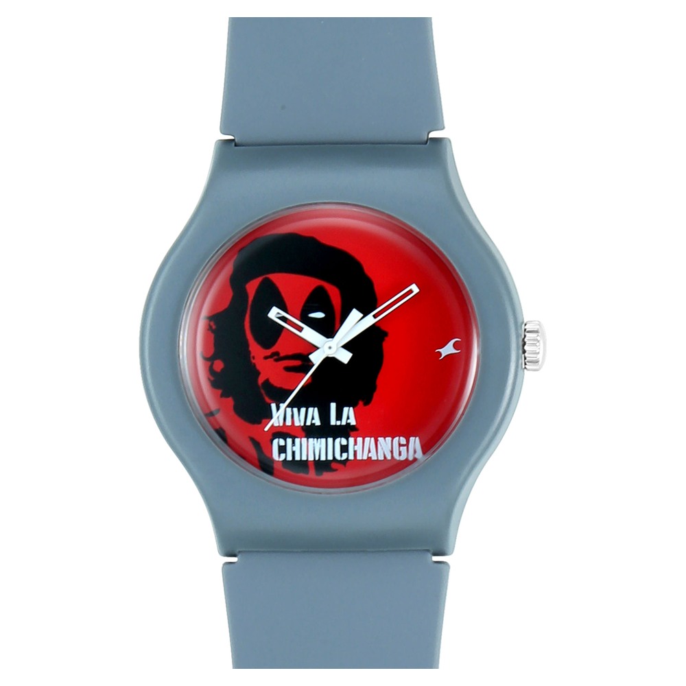 Buy Online Fastrack Deadpool Quartz Analog Bicolour Dial Silicone Strap ...