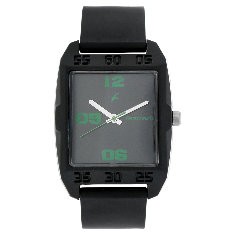 Buy Online Fastrack Quartz Analog Black Dial Plastic Strap Watch for ...