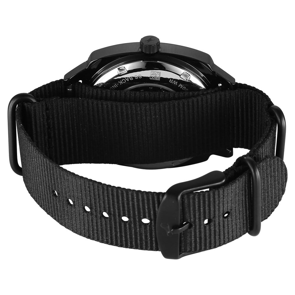 Buy Online Fastrack Automatics Collection Black Dial Black Stainless ...