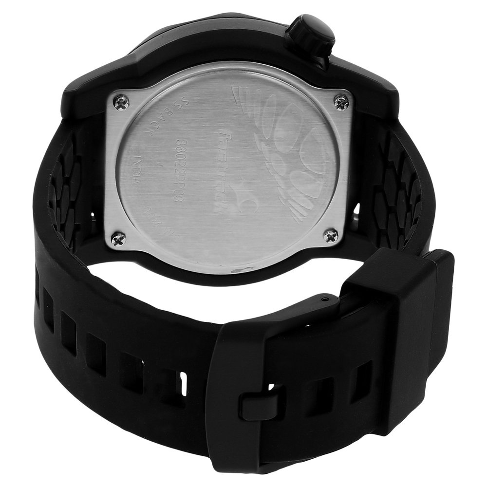 Buy Online Fastrack Quartz Analog Black Dial Plastic Strap Watch for ...