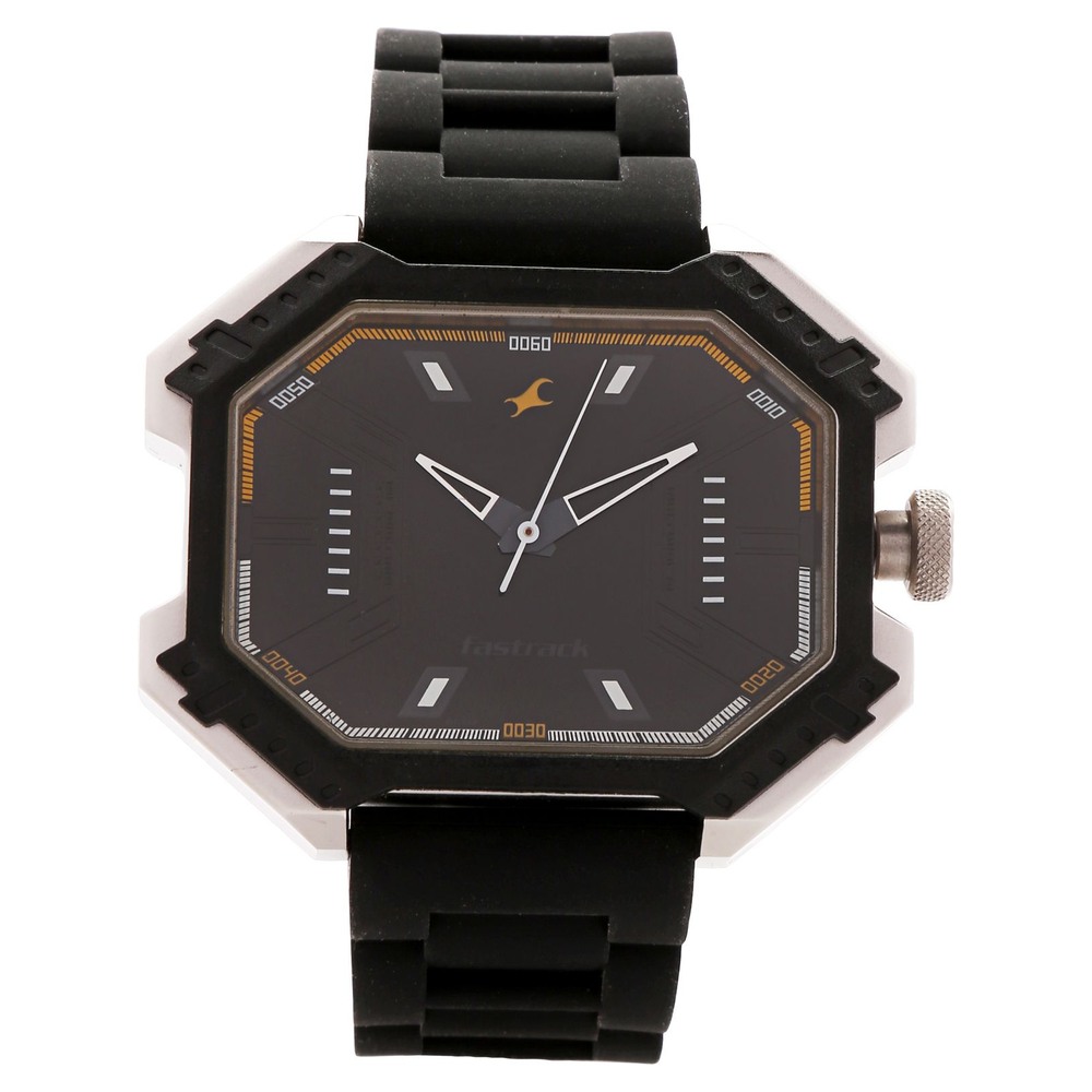 Buy Online Fastrack Quartz Analog Brown Dial Plastic Strap Watch for ...