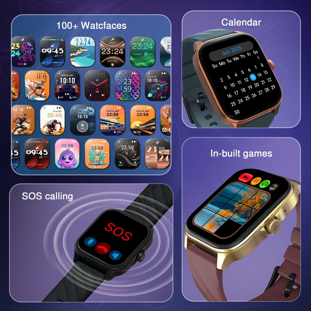 Buy Online Fastrack New Astor FS1 PRO Smartwatch, Large Super AMOLED ...