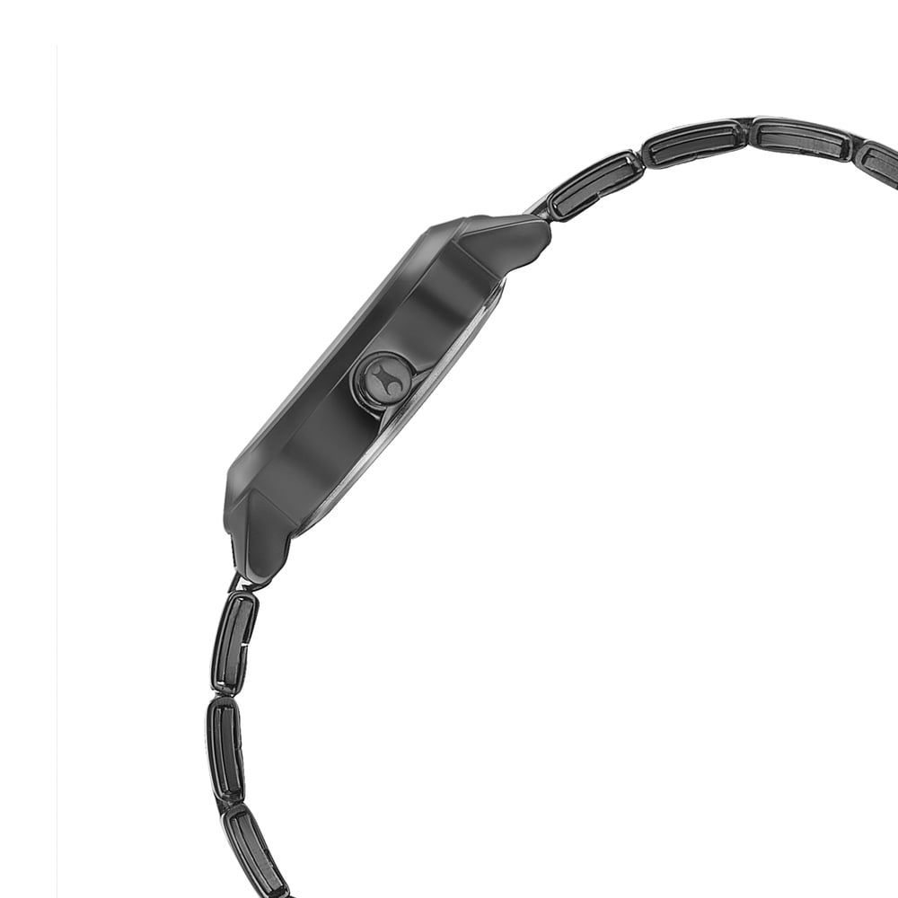 Buy Online Fastrack Pulse Quartz Analog Black Dial Stainless Steel ...
