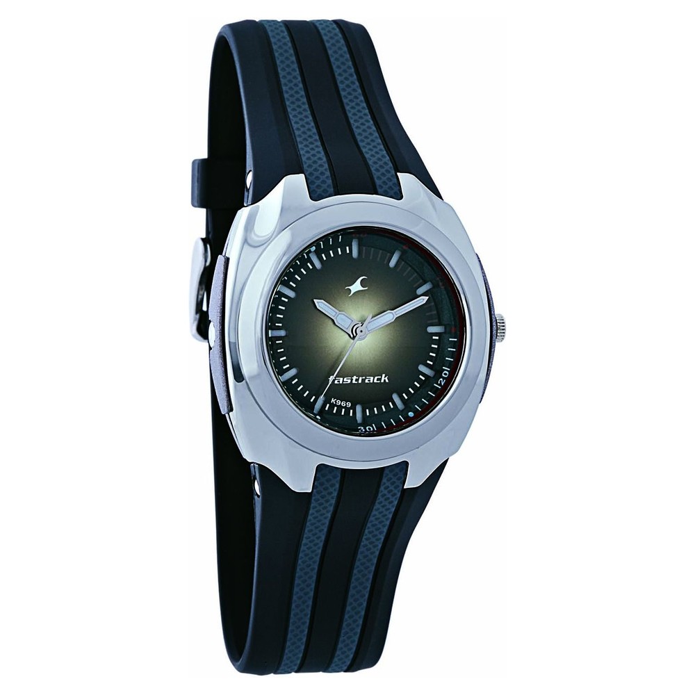 Buy Online Fastrack Quartz Analog Black Dial Plastic Strap Watch for ...