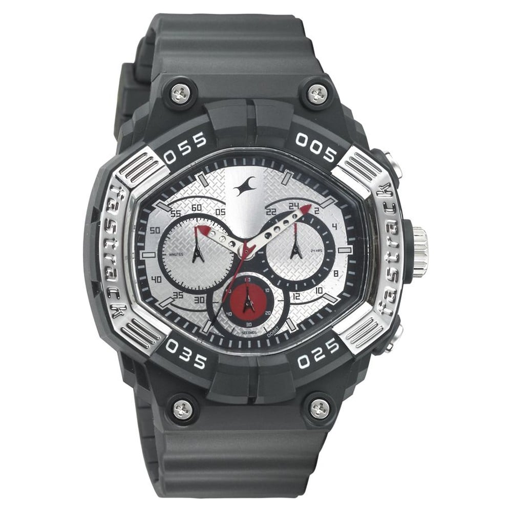 Buy Online Fastrack Quartz Chronograph White Dial Plastic Strap Watch ...