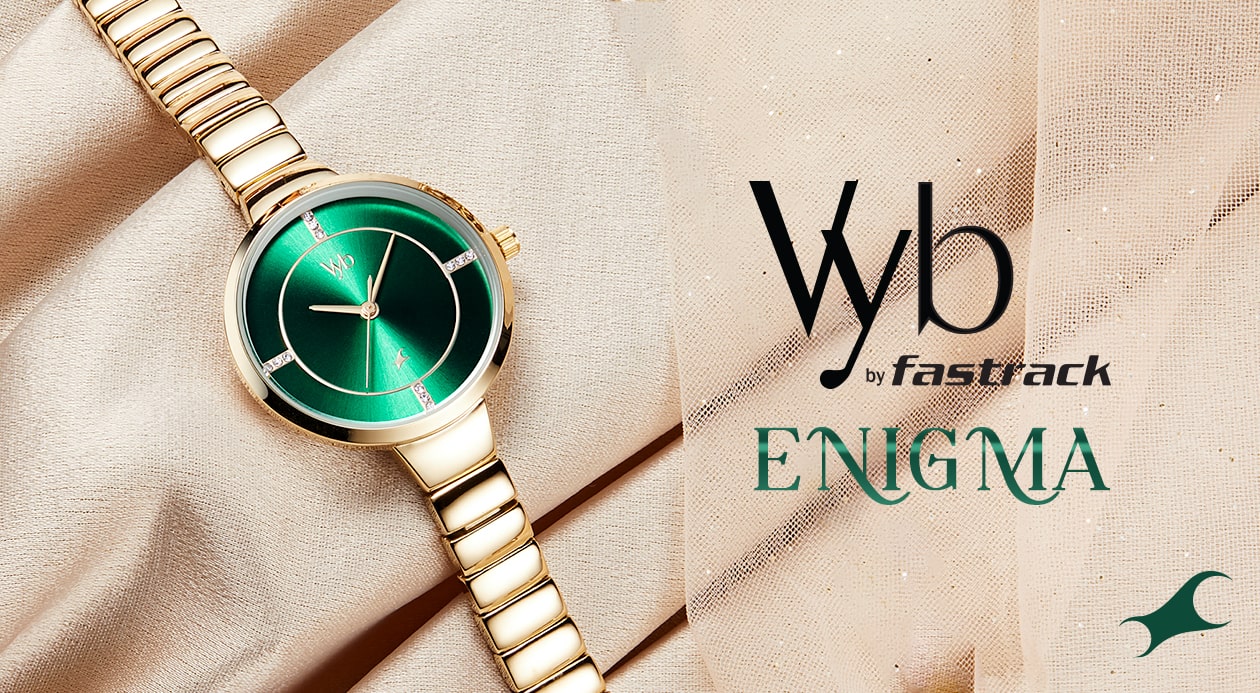 Buy Online Fastrack Vyb Enigma Quartz Analog Silver Dial Stainless ...