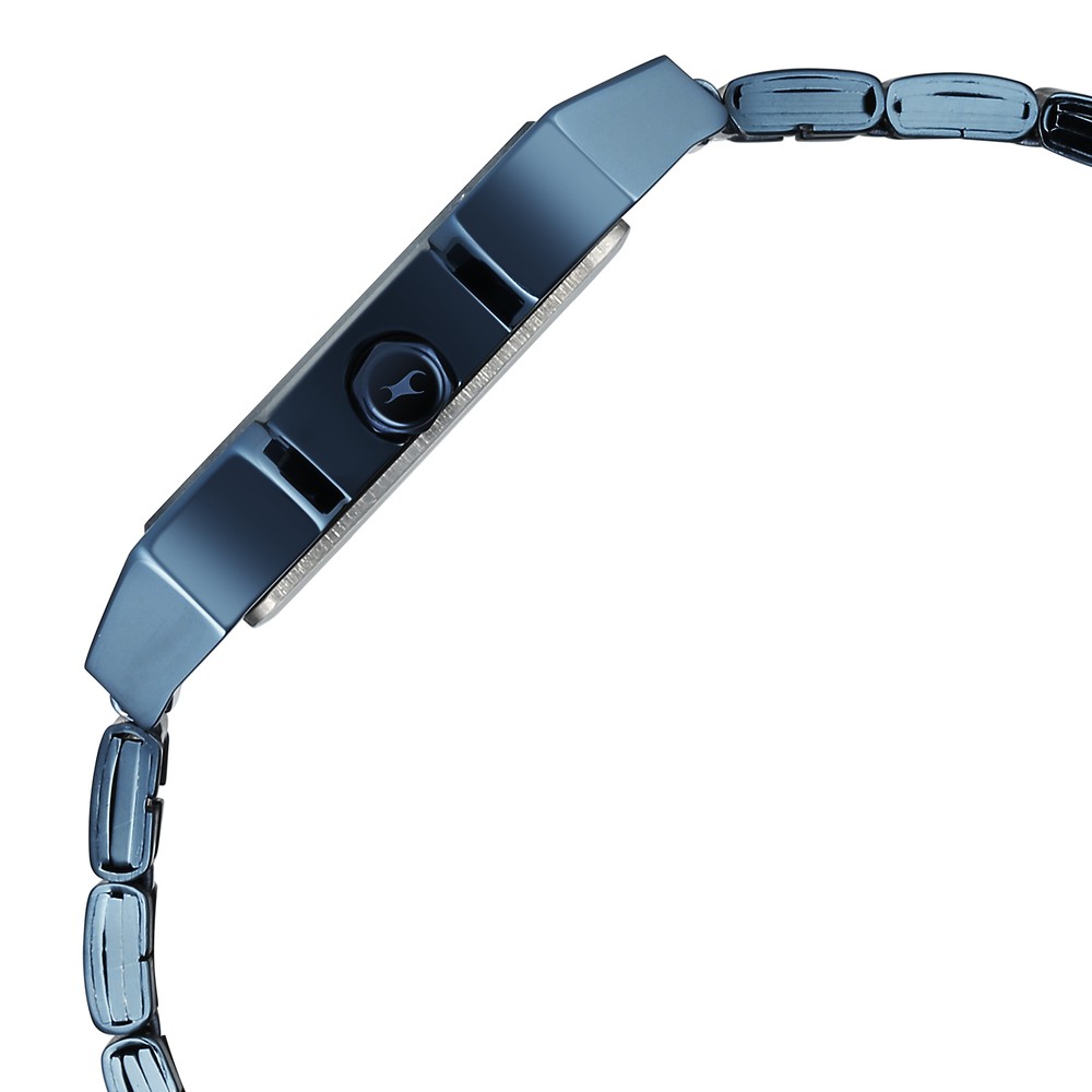 Buy Online Fastrack Pulse Quartz Analog Blue Dial Blue Stainless Steel ...