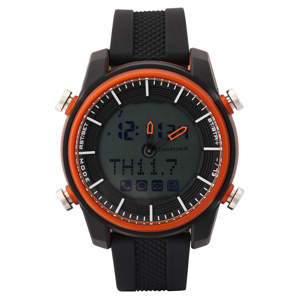 Buy Online Fastrack Digital Dial Silicone Strap Watch for Unisex ...