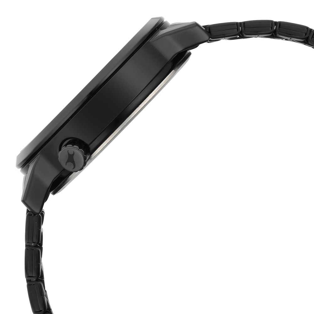 Buy Online Fastrack Exuberant Quartz Multifunction Black Dial Stainless ...