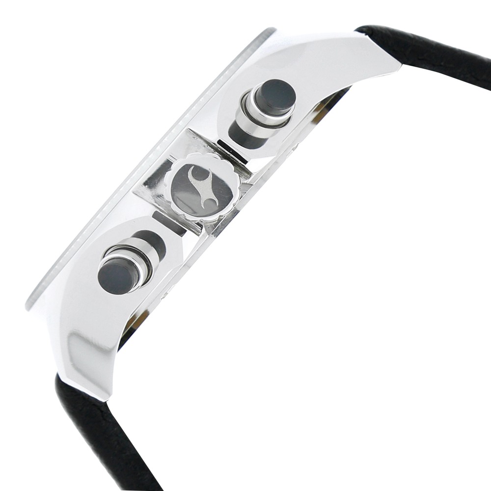 Buy Online Fastrack Quartz Chronograph Grey Dial Leather Strap Watch ...