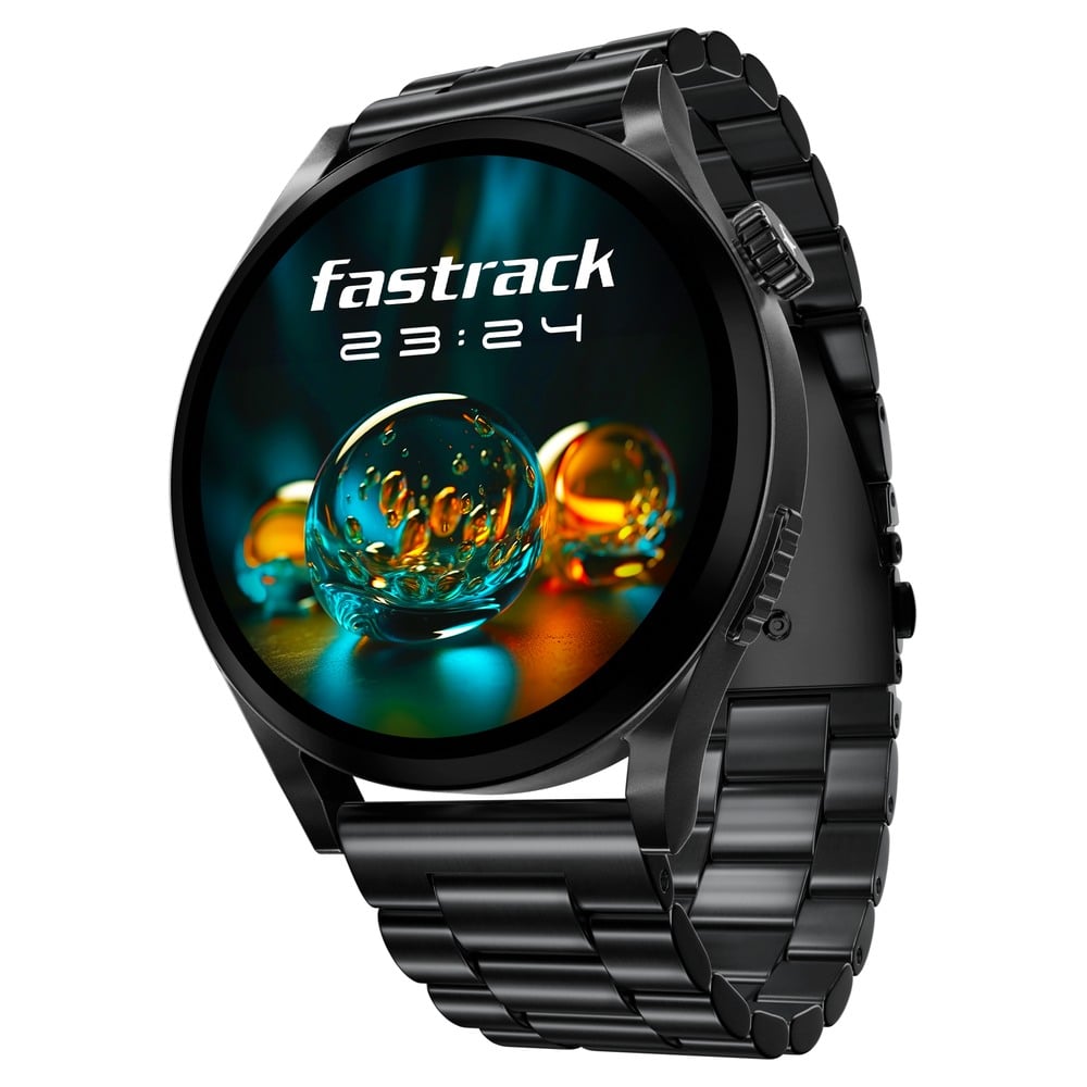 Buy Online Fastrack Radiant FX4 Premium Metal Smartwatch with 3.8 cm EdgeX AMOLED Display ...