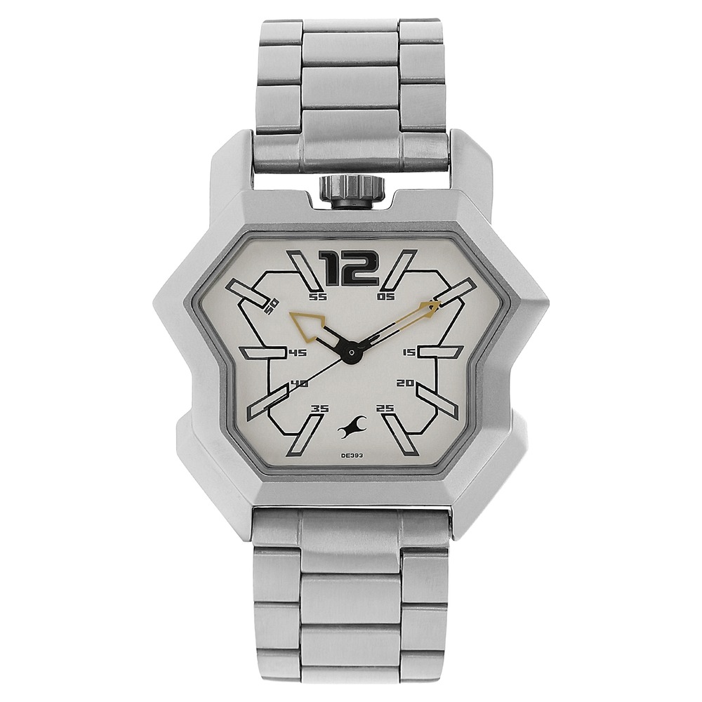 Buy Online Fastrack Quartz Analog White Dial Stainless Steel Strap ...