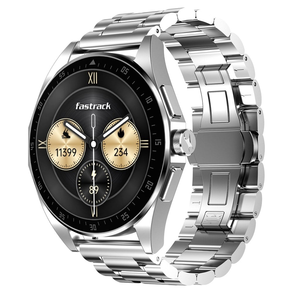 Buy Online Fastrack Radiant FX1 Luxury Metal Smartwatch with 3.6 cm ...