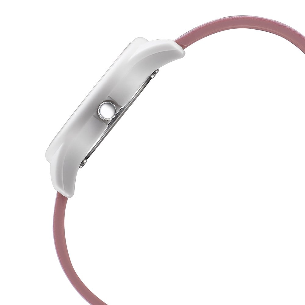 Buy Online Fastrack Tie & Dye Quartz Analog Pink Dial Silicone Strap ...