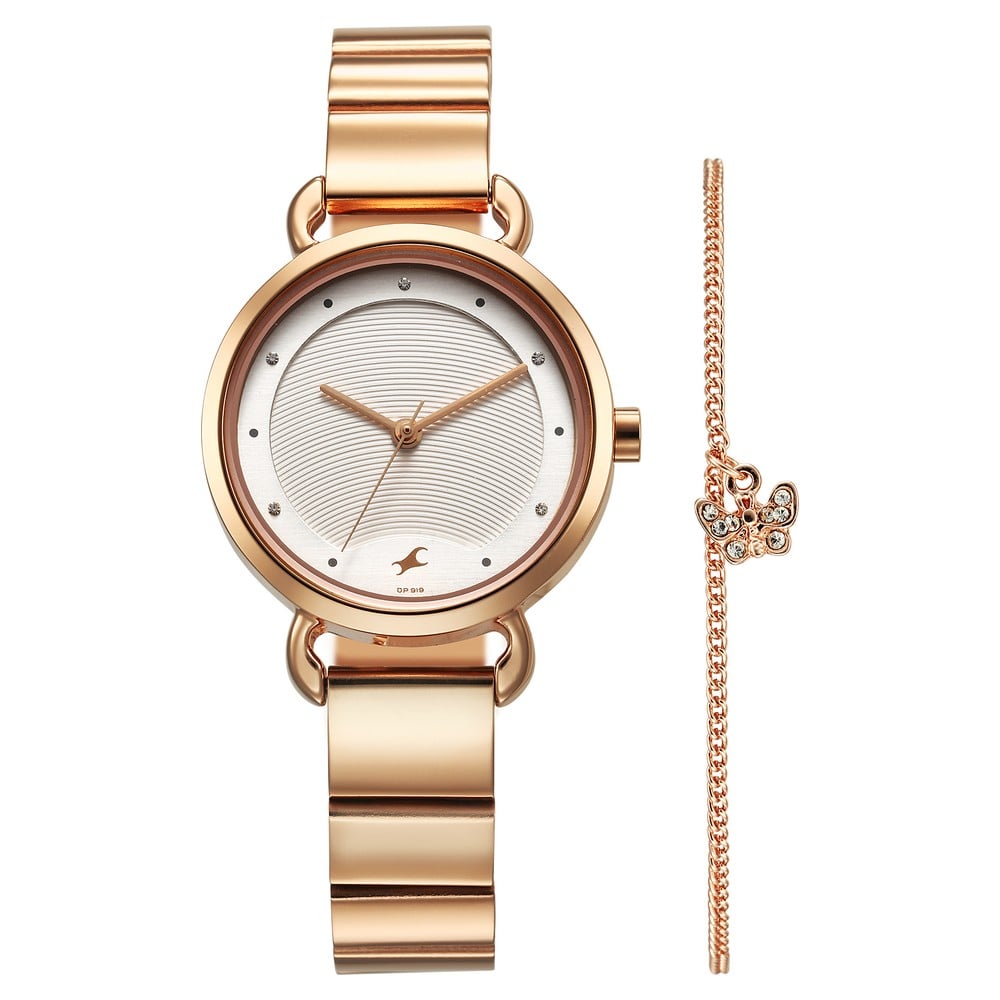 Buy Online Fastrack Pulse Quartz Analog Silver Dial Stainless Steel ...