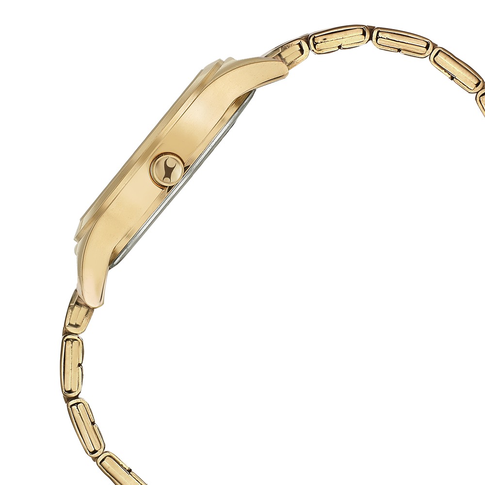 Buy Online Fastrack Style Up Golden Dial Stainless Steel Strap Watch ...