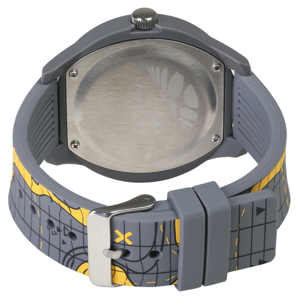 Fastrack Quartz Analog Yellow Dial Silicone Strap Watch for Unisex