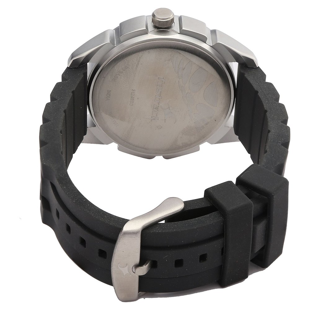 Buy Online Fastrack Quartz Analog Red Dial Silicone Strap Watch for ...