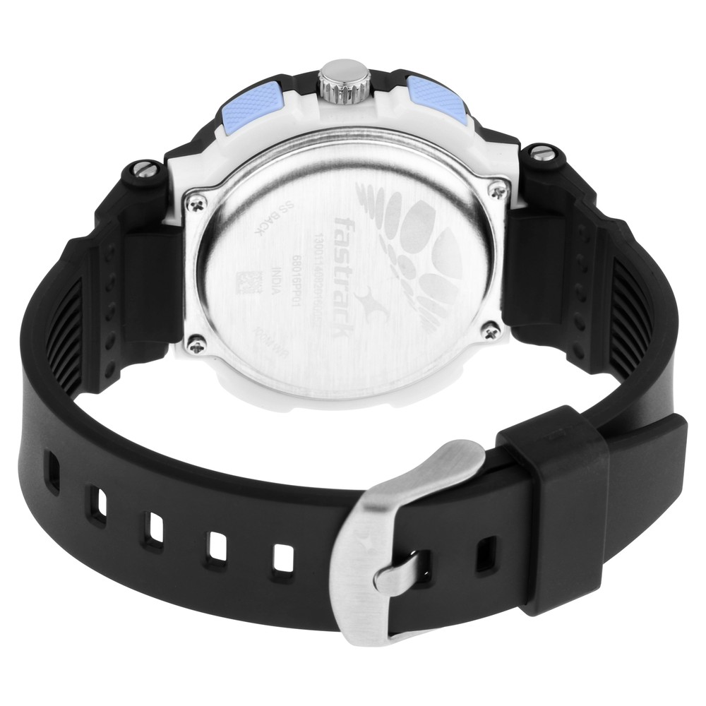 Buy Online Fastrack Street Line Quartz Digital Analog Digital Silver ...
