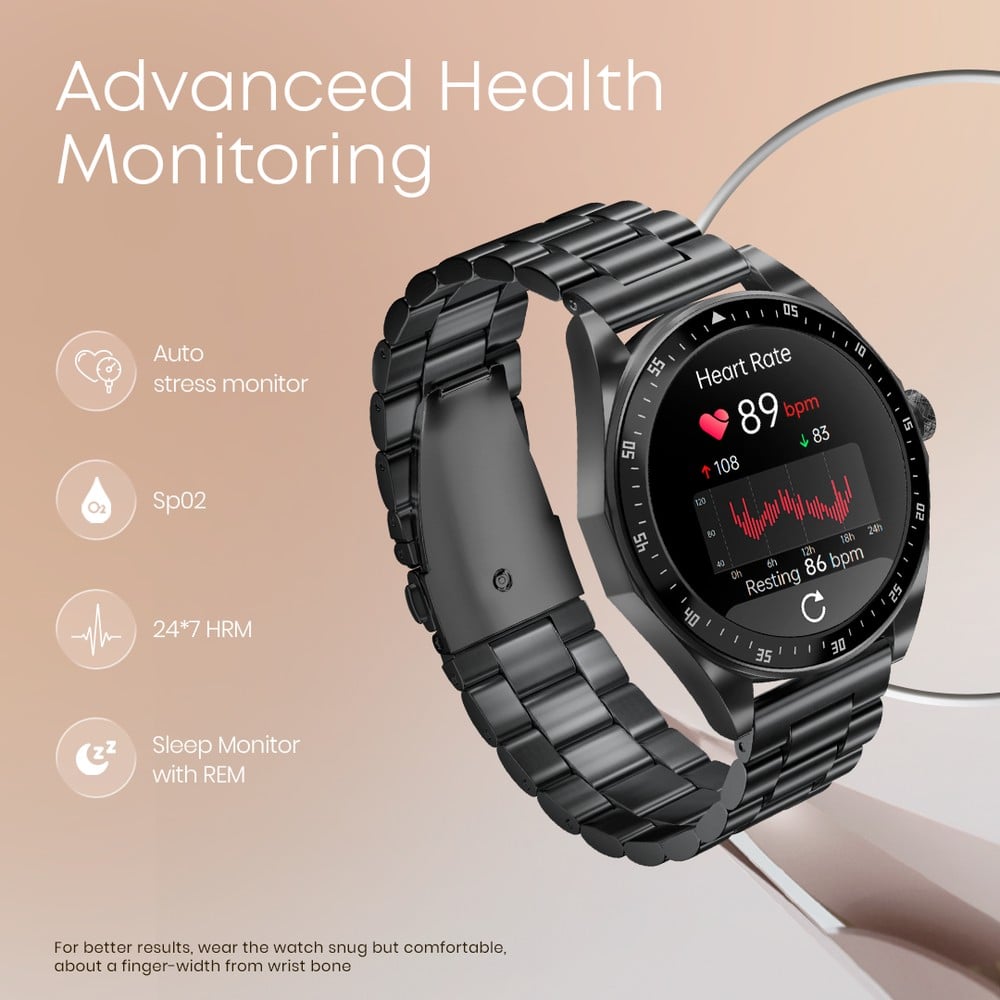 Buy Online Fastrack Radiant FX1 Luxury Metal Smartwatch with 3.6 cm ...