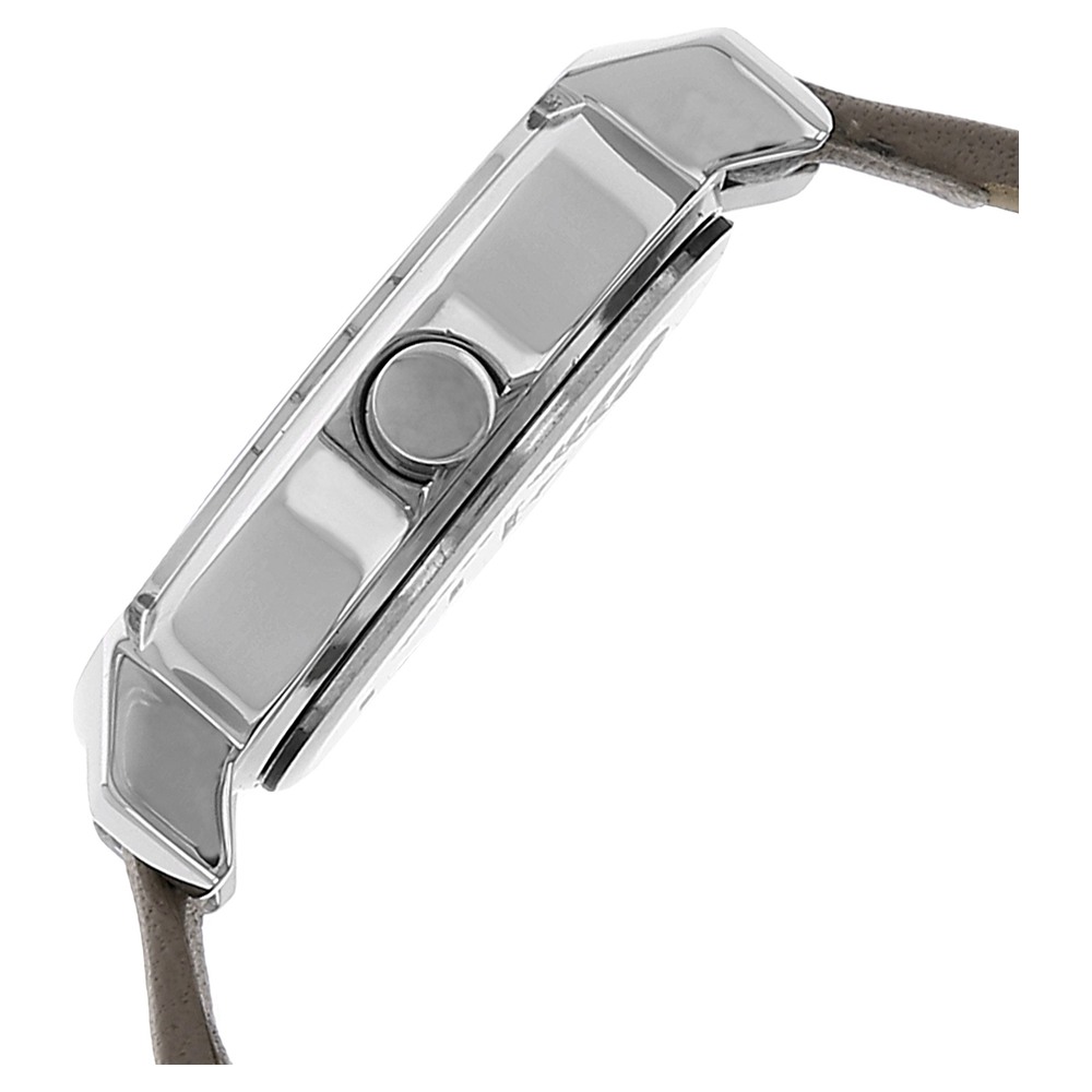 Buy Online Fastrack Motorheads Quartz Analog Silver Dial Leather Strap ...