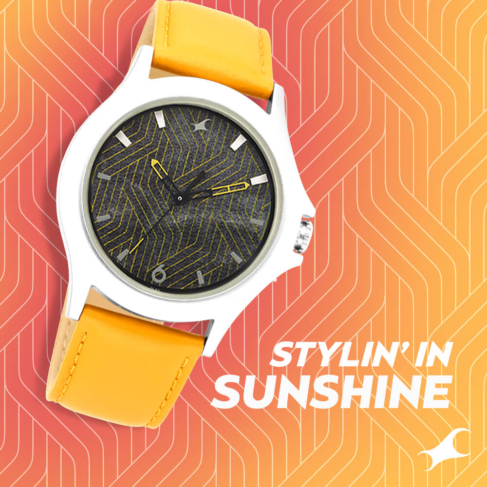 Buy Online Fastrack Stunners Quartz Analog Pink Dial Metal Strap Watch ...