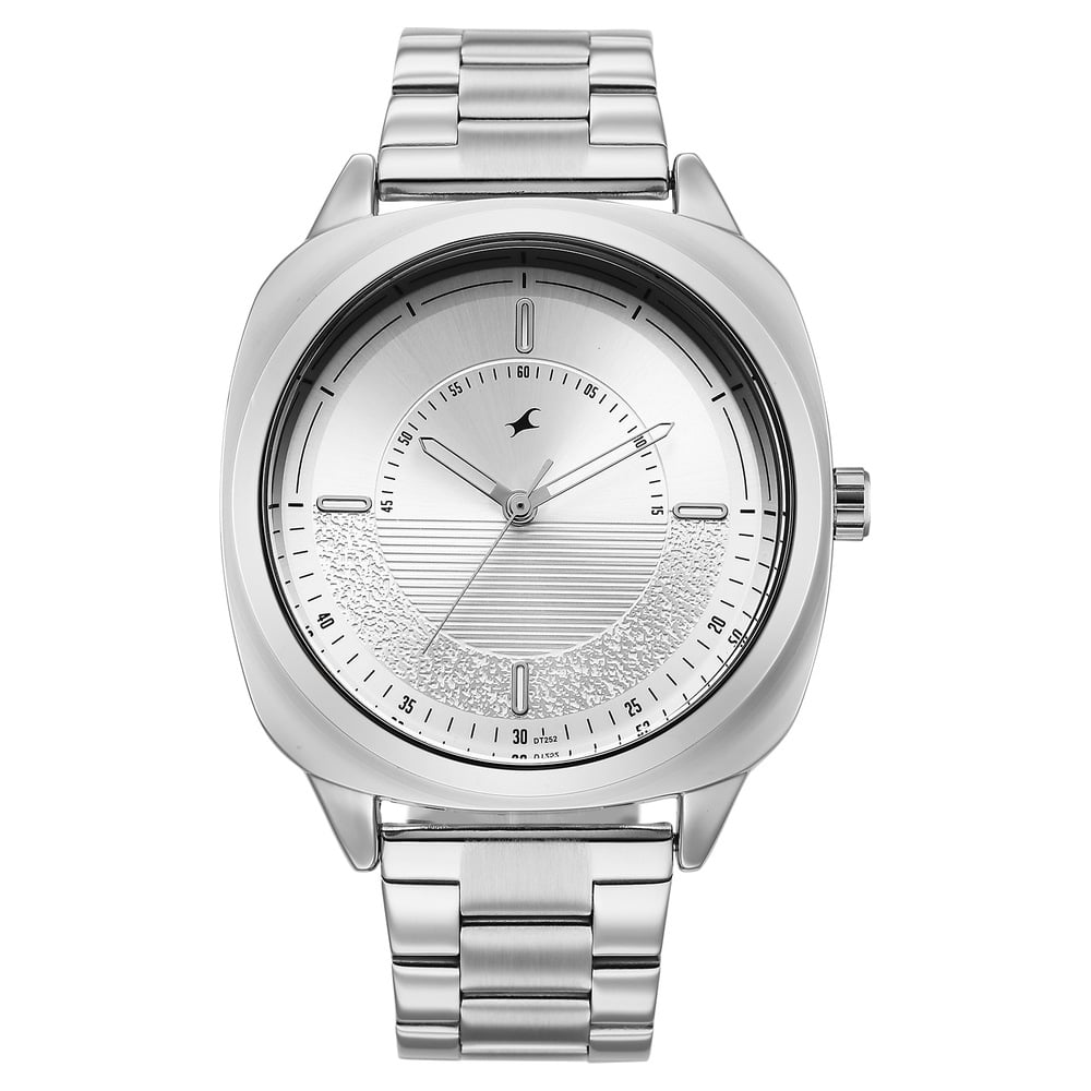 Buy Online Fastrack Stunners Quartz Analog Silver Dial Silver Stainless ...