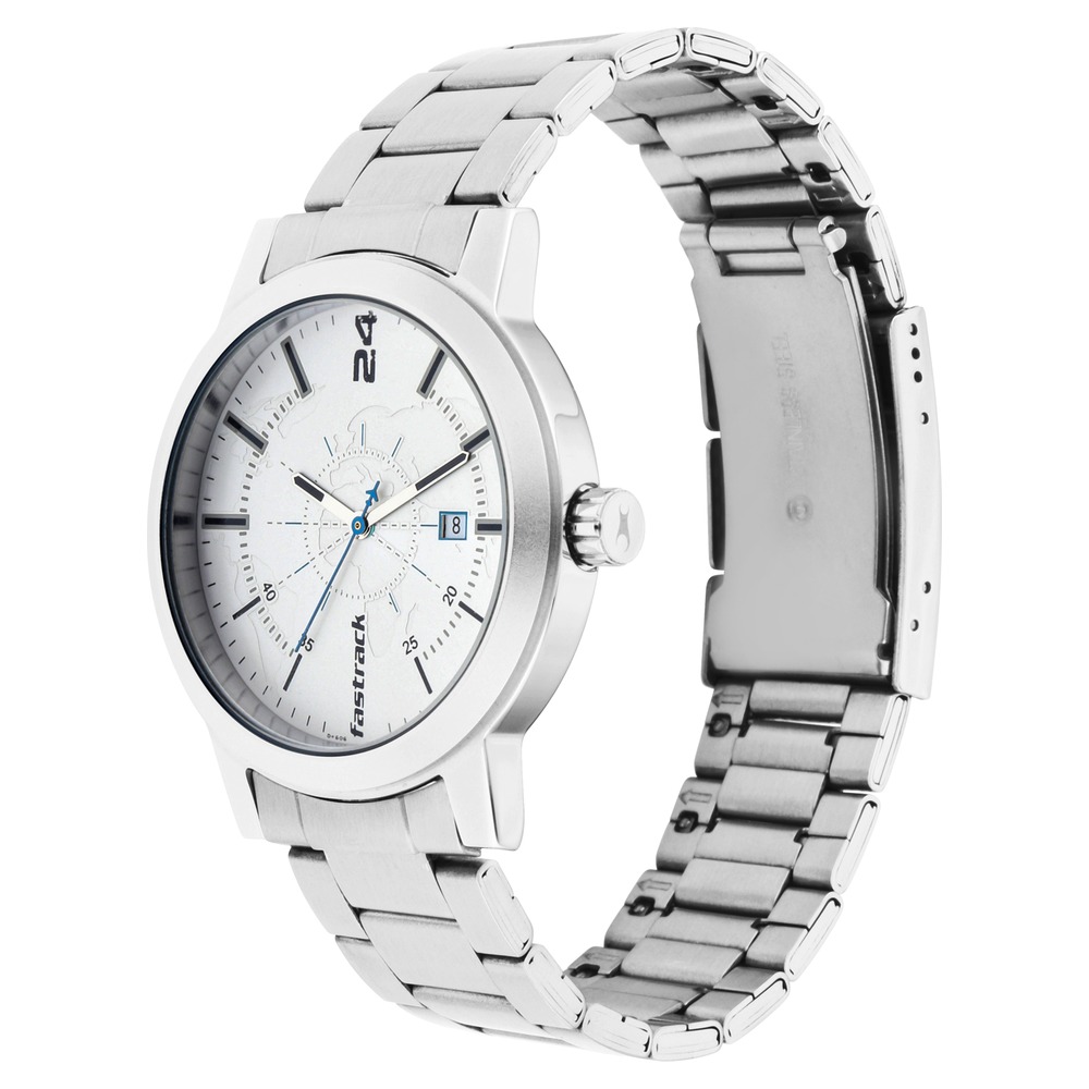 Buy Online Fastrack Tripster Quartz Analog with Date White Dial ...