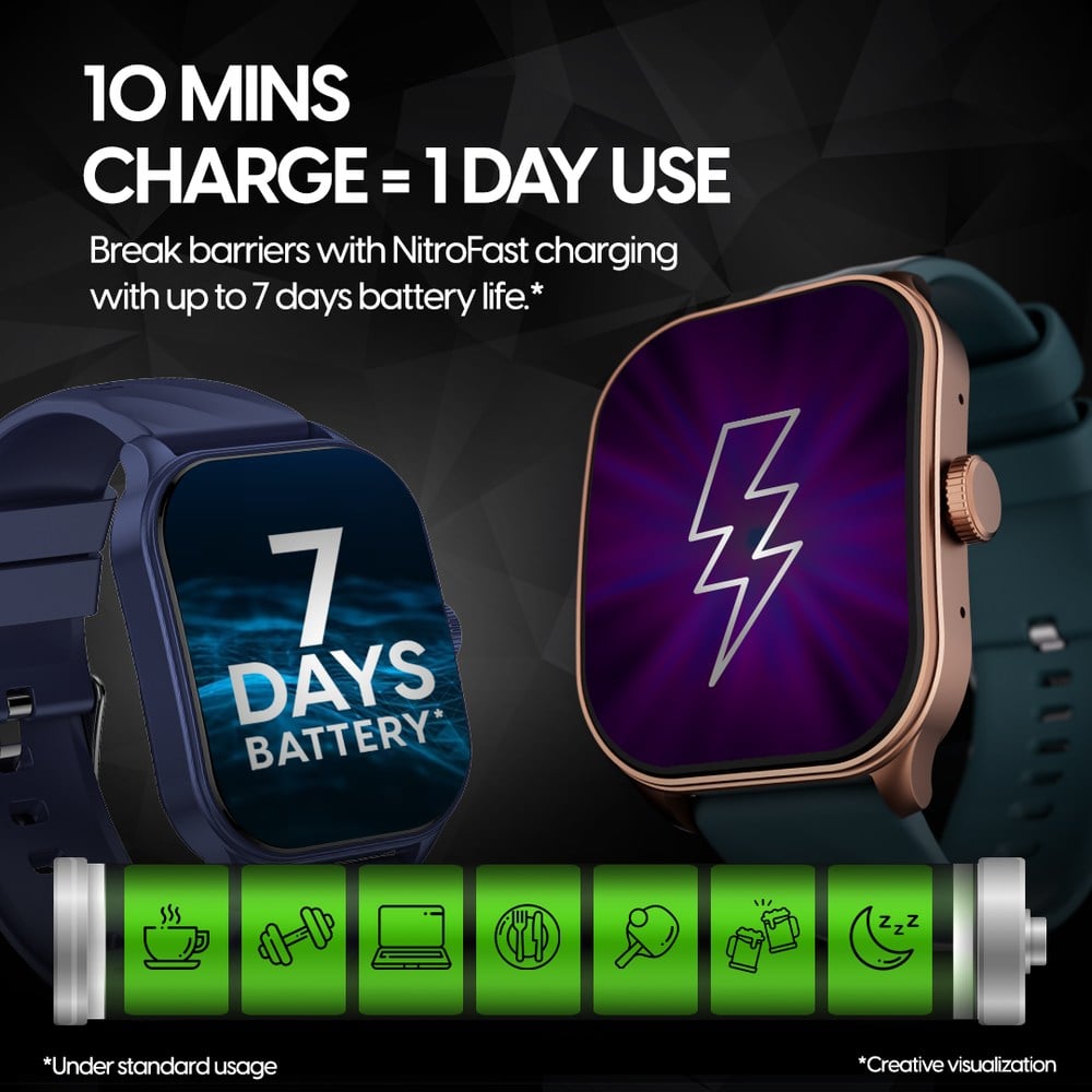 Buy Online Fastrack Limitless FS2 Pro Smartwatch with 4.97cm Super ...