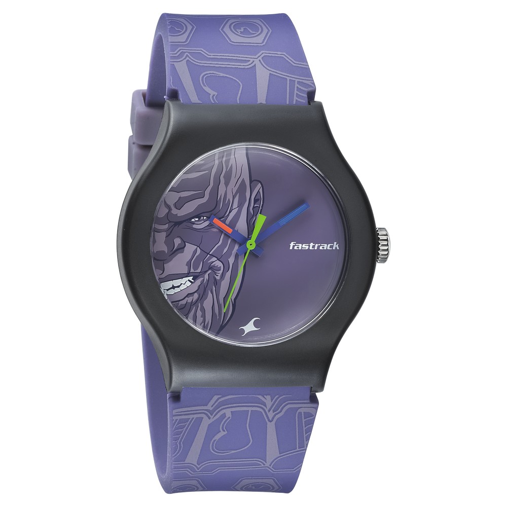 Buy Online Fastrack Avengers End Game Quartz Analog Purple Dial ...