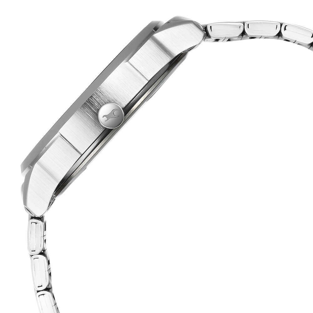 Buy Online Fastrack Quartz Analog White Dial Silver Stainless Steel ...
