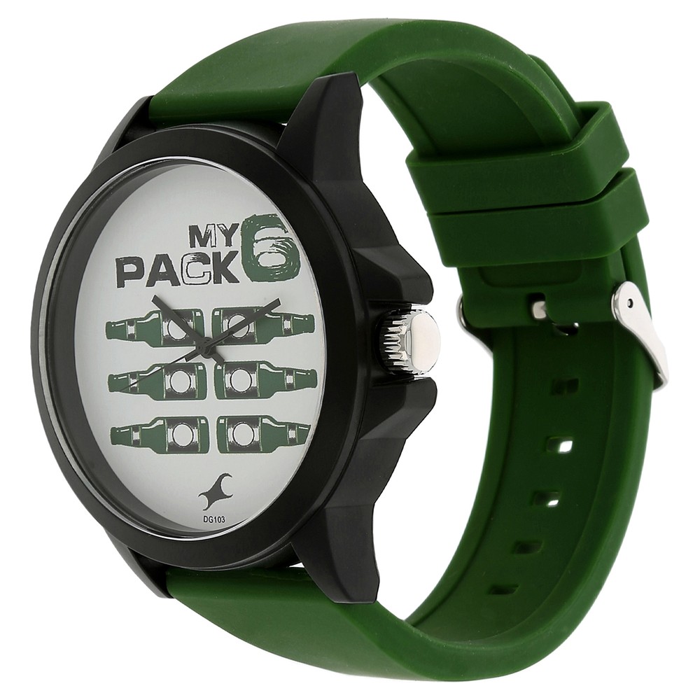 Buy Online Fastrack Quartz Analog White Dial Plastic Strap Watch for ...