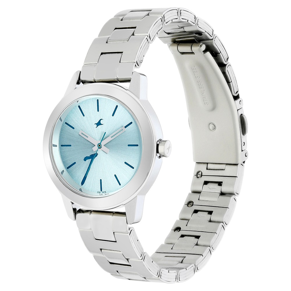 Buy Online Fastrack Tropical Waters Quartz Analog Green Dial Metal ...