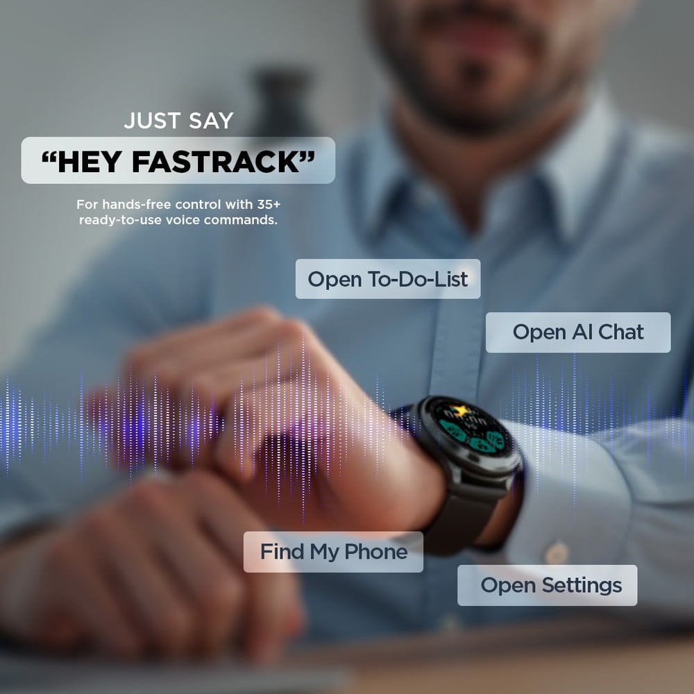 Buy Online Fastrack VOX Pro Smartwatch 3.5CM Ultra Vu Display, Offline ...