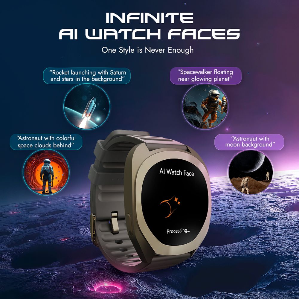 Buy Online Fastrack Cosmix Smartwatch 1.32" inch AMOLED Display, Cosmic ...