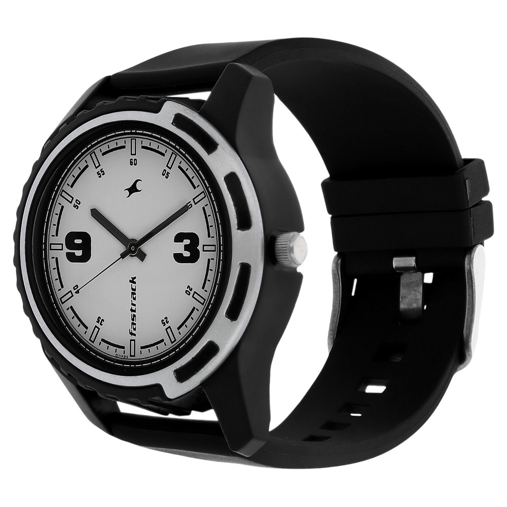 Buy Online Fastrack Quartz Analog White Dial Plastic Strap Watch for ...