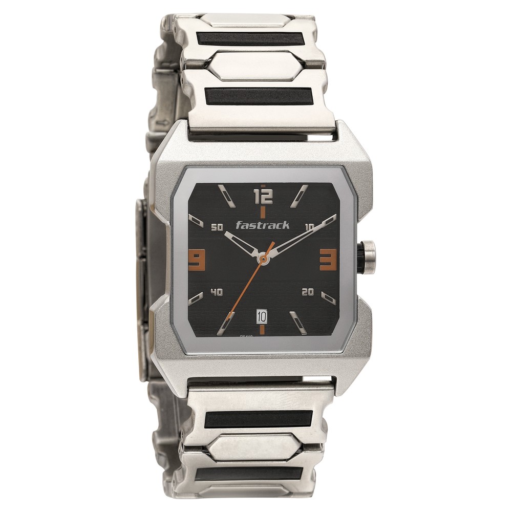 Buy Online Fastrack Hitlist Quartz Analog with Date Black Dial ...