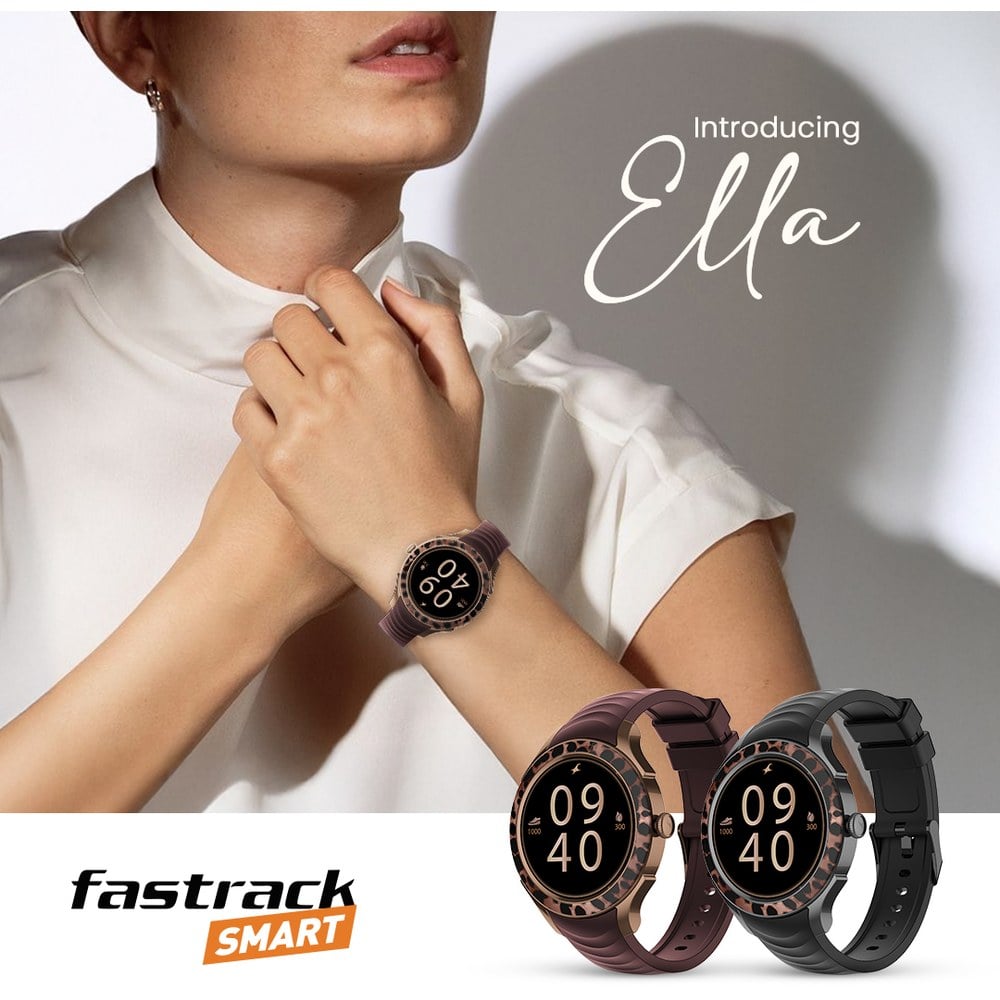 Buy Online Fastrack Ella Women Smartwatch with 1.2" inch AMOLED Display ...