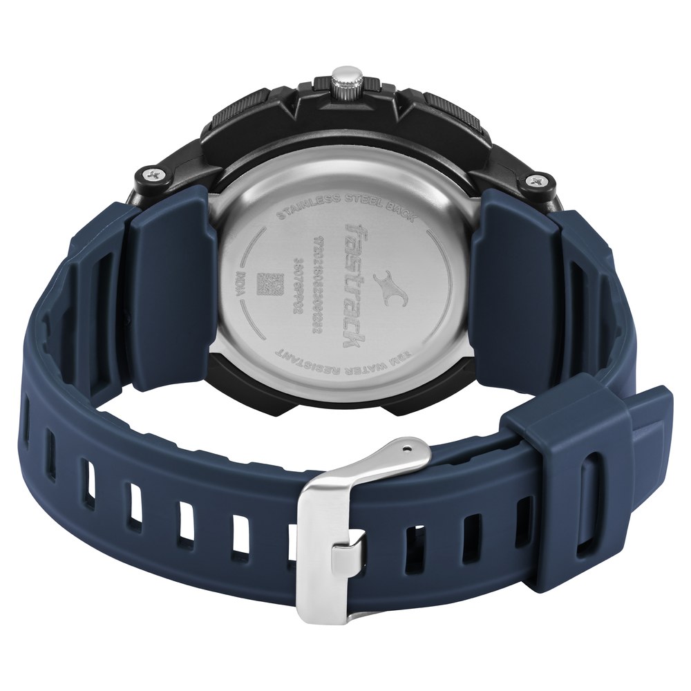 Buy Online Fastrack AnaDigi Black Dial Plastic Strap Unisex Watch ...