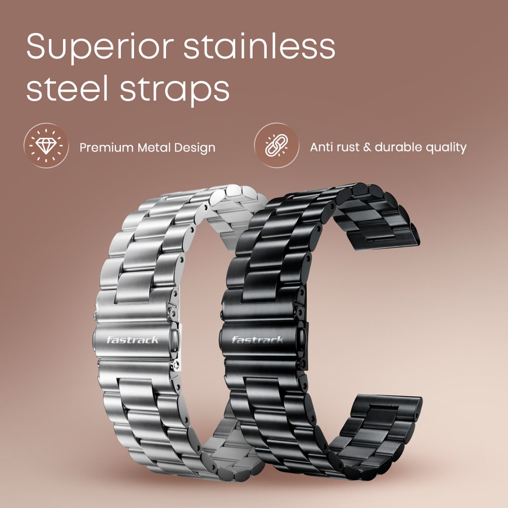 Buy Online Fastrack Radiant FX2 Luxury Metal Smartwatch with largest 5. ...