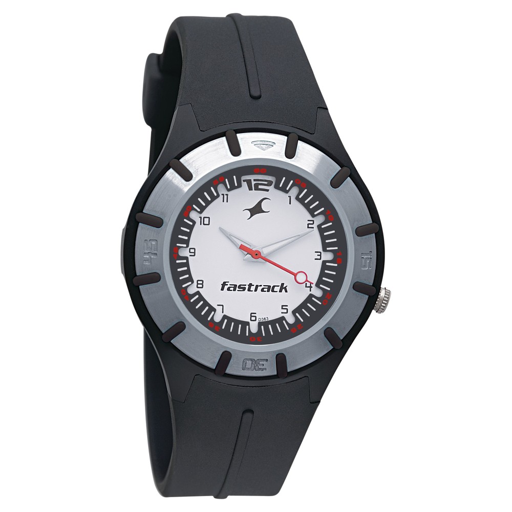 Buy Online Fastrack Quartz Analog Grey Dial Plastic Strap Watch for ...