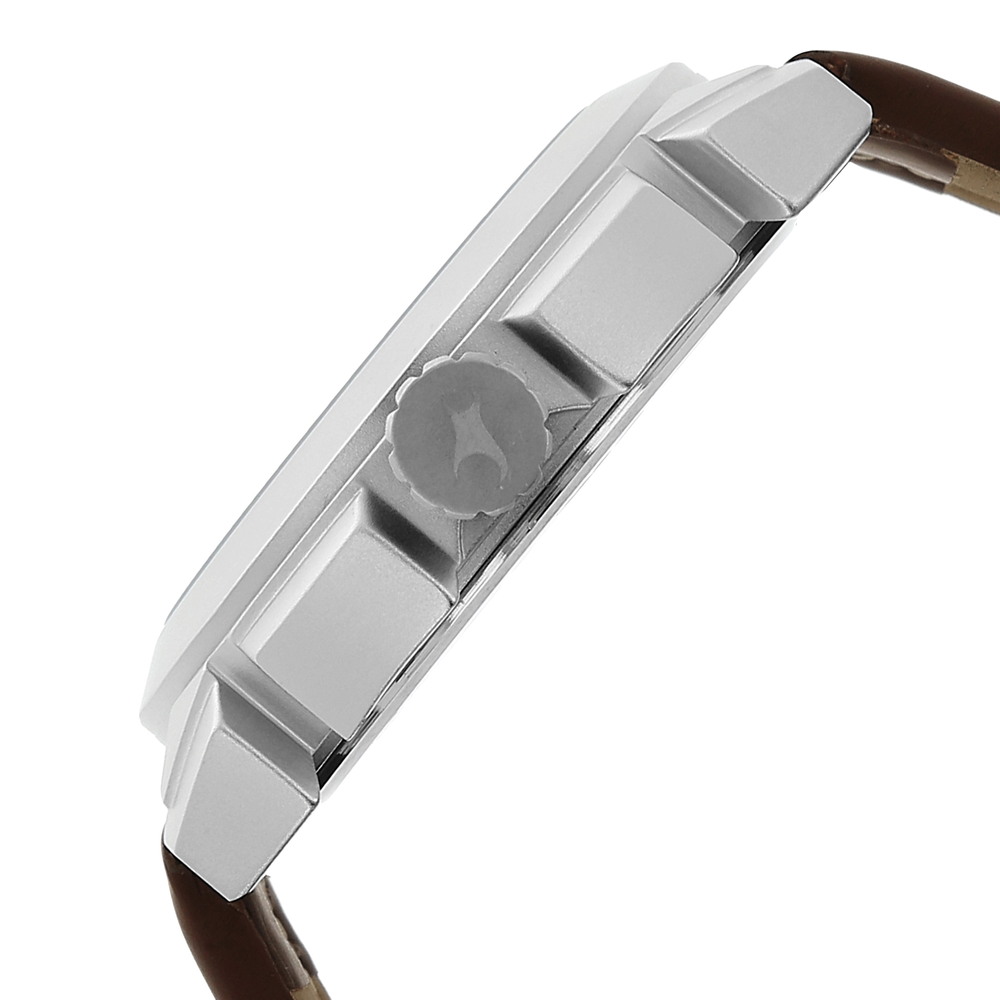 Buy Online Fastrack Quartz Analog Silver Dial Leather Strap Watch for ...
