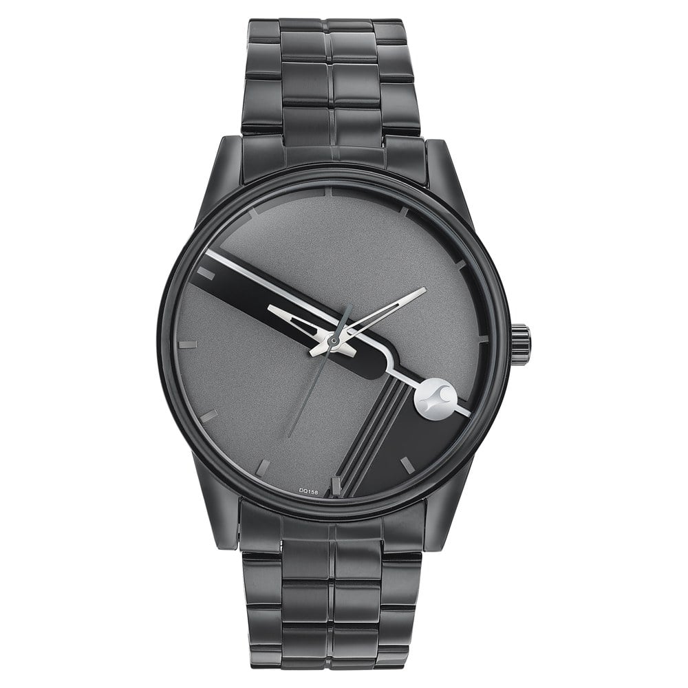 Buy Online Fastrack Stunners Quartz Analog Grey Dial Stainless Steel ...
