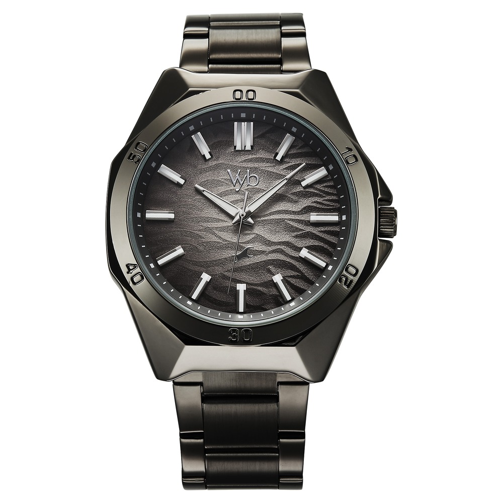 Buy Online Vyb Quest By Fastrack Quartz Analog Grey Dial Grey Stainless ...